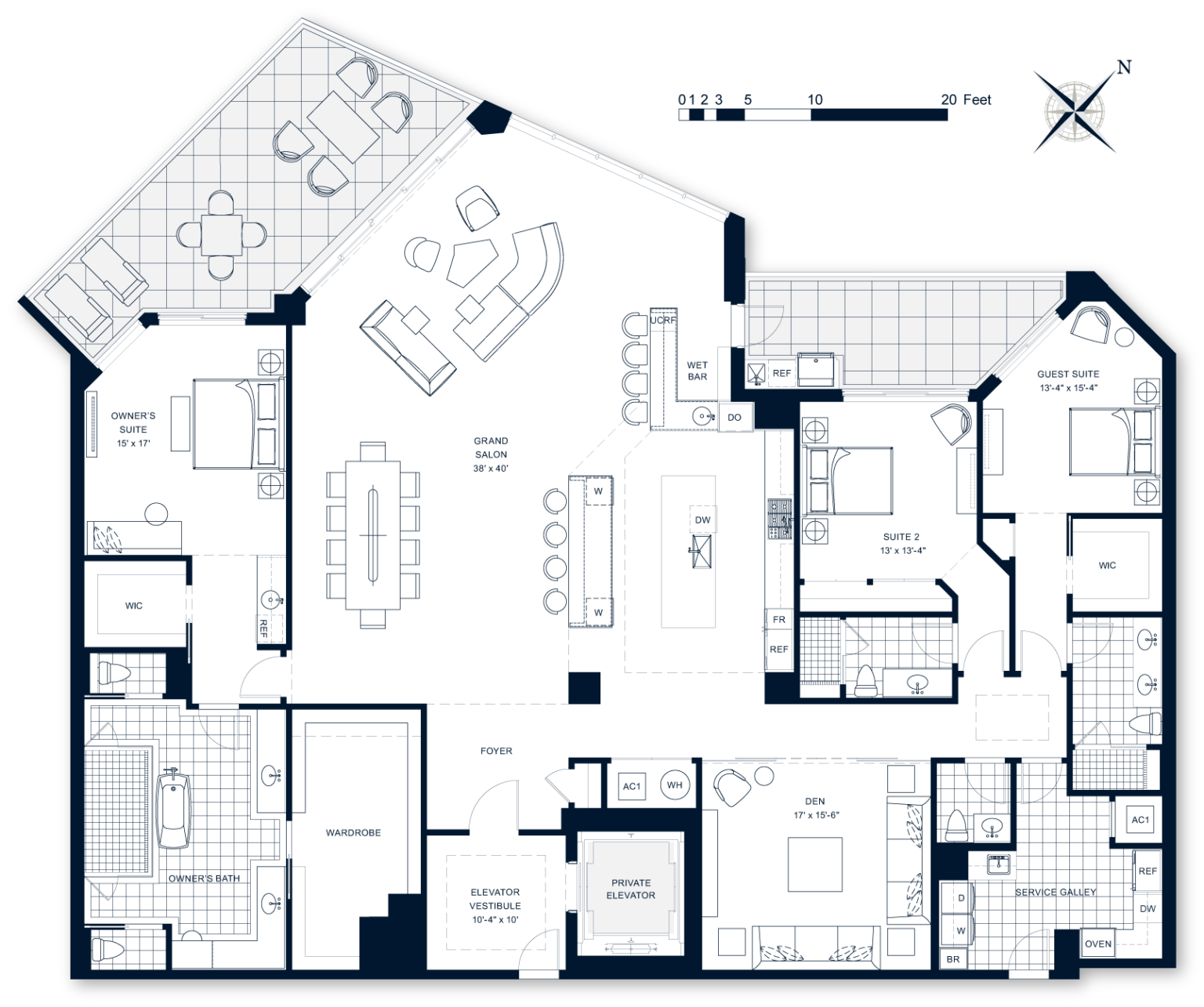 Floorplans | The Residences at Lido Key